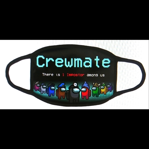 Among Us | Accessories | Among Us Crewmate Face Mask Game Merch | Poshmark